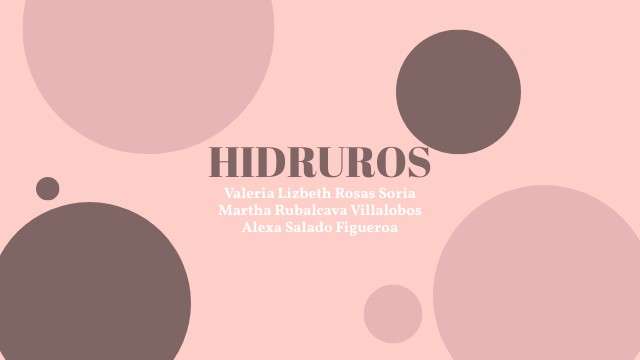 Hidruros
