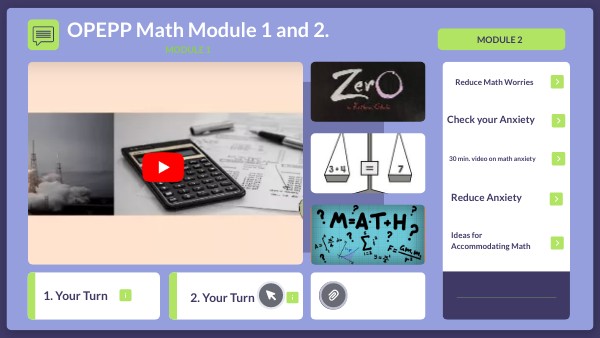 Math Module Visuals | Genially