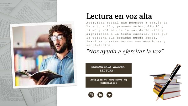 LECTURA EN VOZ ALTA | Genially