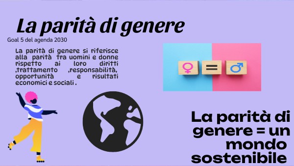 La parità di genere goal 5 del agenda 2030 | Genially