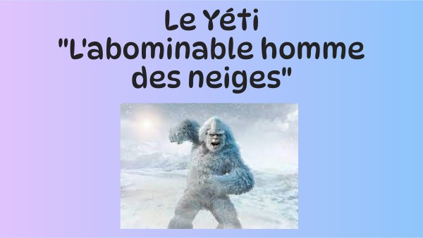 Le Yéti