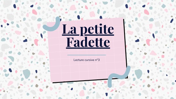 lecture cursive n°3 | Genially