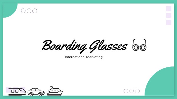 Boarding Glasses - English