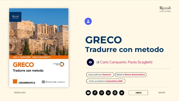 Rizzoli novità demo - GRECO | Genially