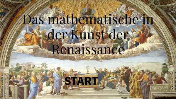 Das mathematische in der Kunst der Renaissance