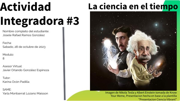 Actividad Integradora 3, Modulo 8 | Genially