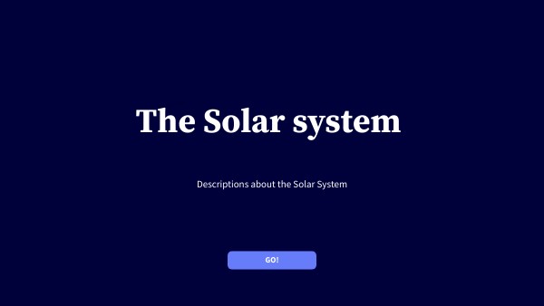 The solar system | Genially