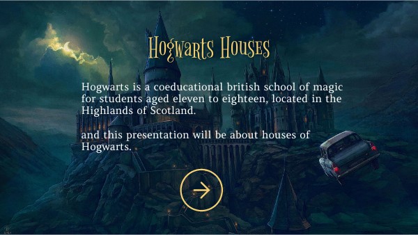 hogwarts houses | Genially