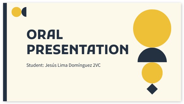 Oral presentation Ingles