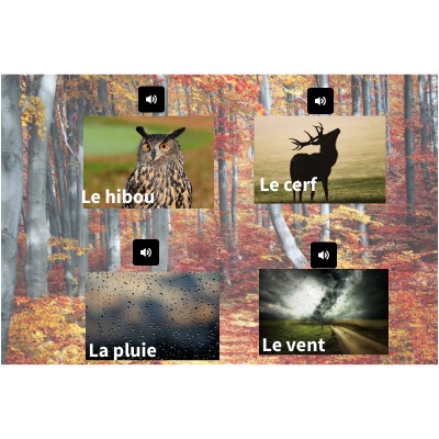 Les animaux de la forêt | Genially