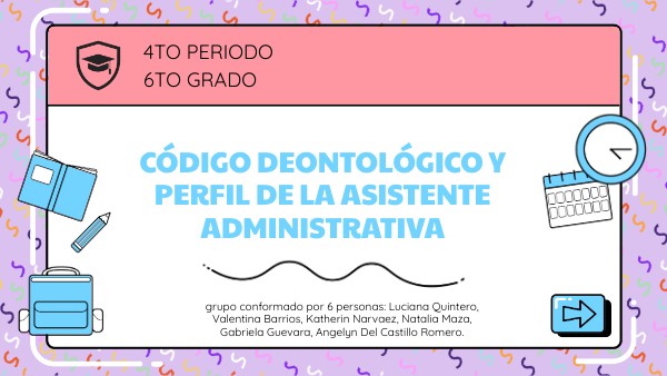 código deontológico | Genially