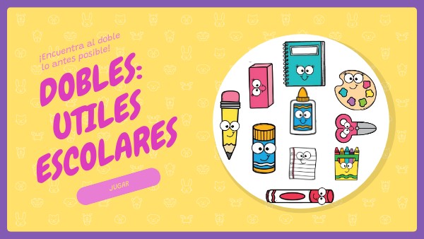 JUEGO UTILES ESCOLARES. | Genially