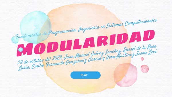 Modularidad | Genially