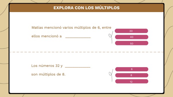 Explora con los múltiplos | Genially