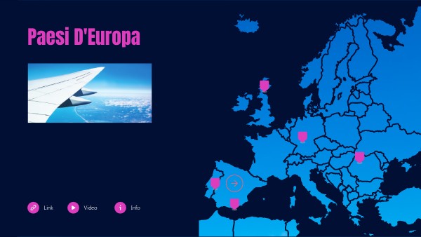 EUROPE MAP NEGATIVE SPACE