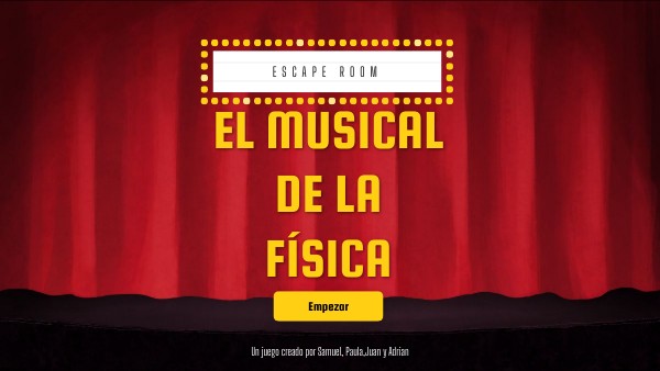 ESCAPE ROOM MUSICAL