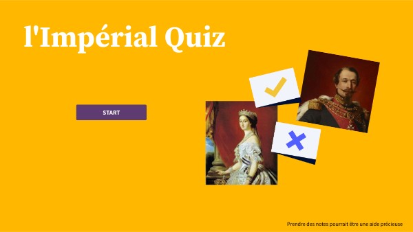 L'impérial quiz