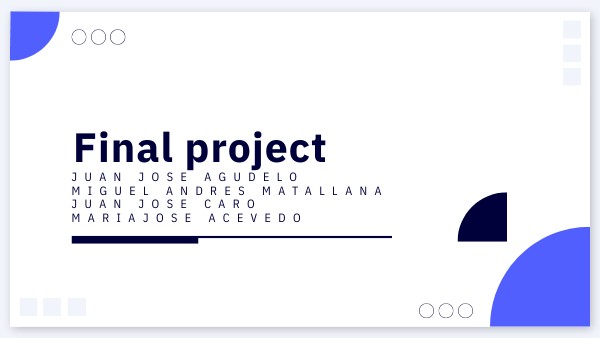 Final project | Genially