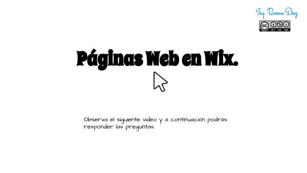 Actividad Wix. | Genially