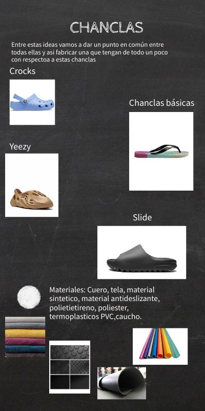 Lluvia de ideas para chanclas