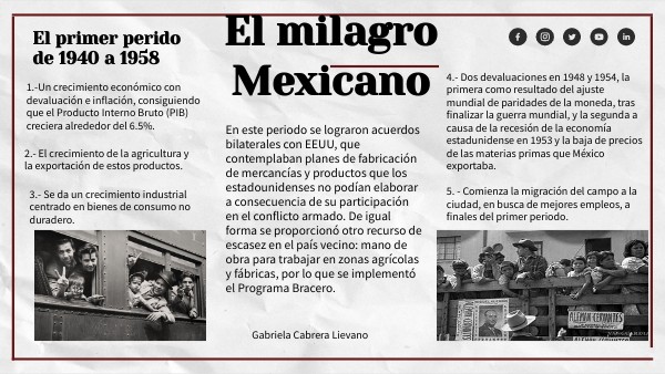 El milagro mexicano | Genially