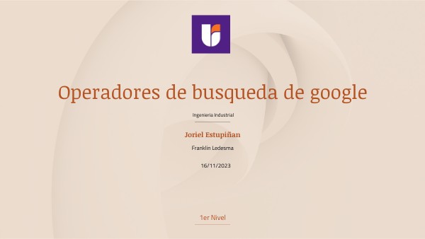 OPERADORES DE BUSQUEDA DE GOOGLE | Genially