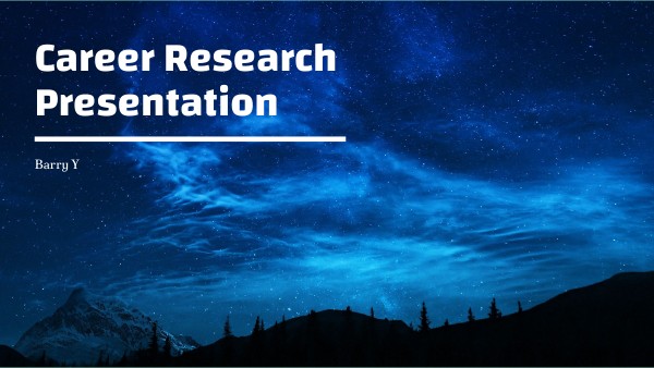 Career Research Presentation
