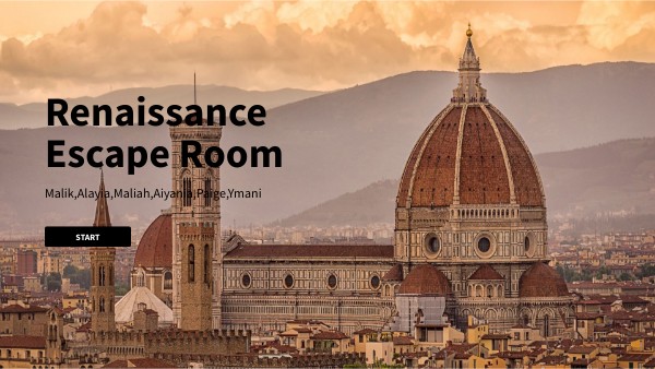 RENAISSANCE ESCAPE ROOM | Genially