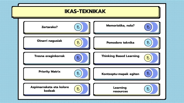Ikas teknikak