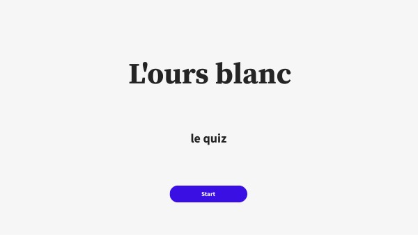 quiz ours blanc