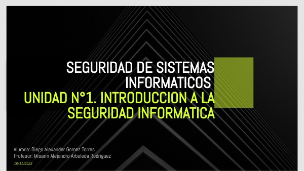 SEGURIDAD DE SISTEMAS INFORMACTICOS
