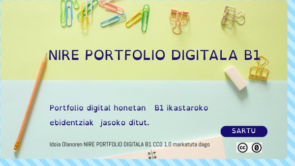Nire portfolio Digitala B1 Genially | Genially