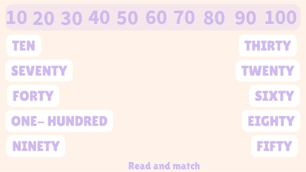 NUMBERS 10-100 | Genially