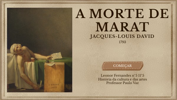 A Morte de Marat