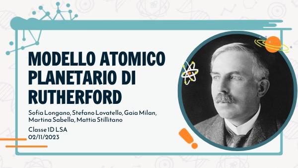 Modello atomico planetario di Rutherford