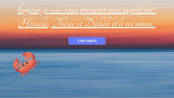 Heracles, thésée et dédale | Genially