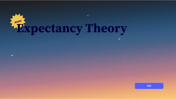 Expectancy Theory | Genially