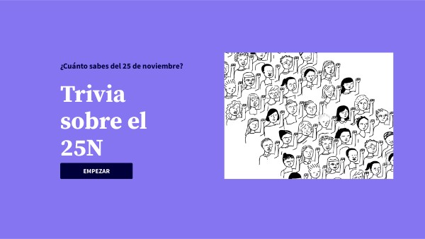Trivia sobre el 25N | Genially