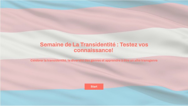 Trans awareness week