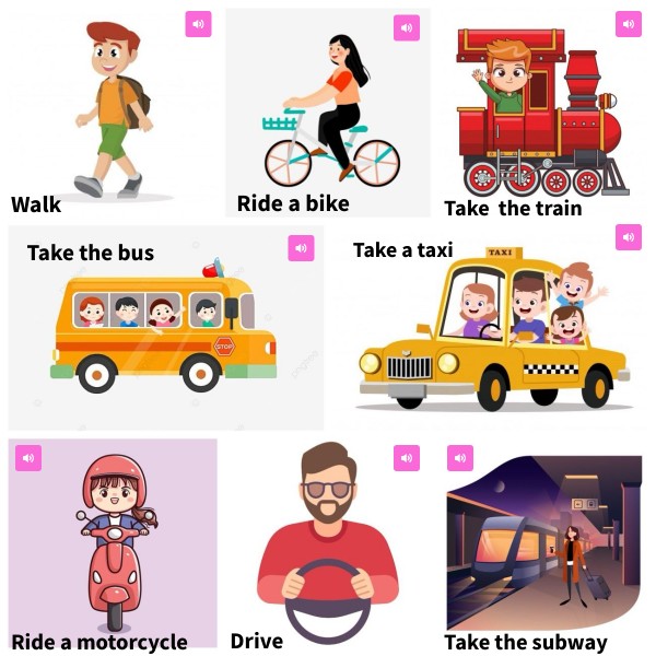 Getting around the city | Genially