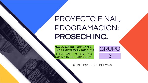 P. Programación | Genially