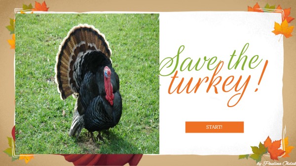 Save the turkey! Thanksgiving Escape Room | Genially