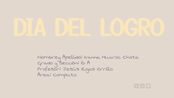 dia del logro | Genially