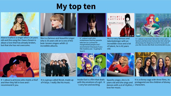 MY TOP TEN