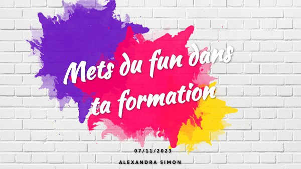 Dynamiser ses formations | Genially