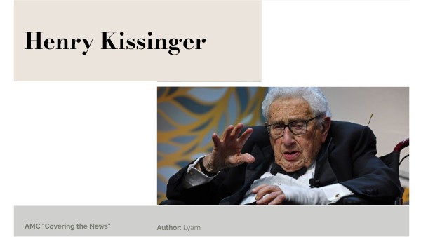 Henry kissinger presentation | Genially