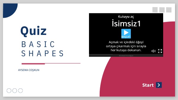 Basic shapes quiz | Genially