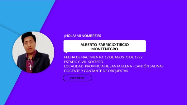 CV FABRICIO TIRCIO MONTENEGRO