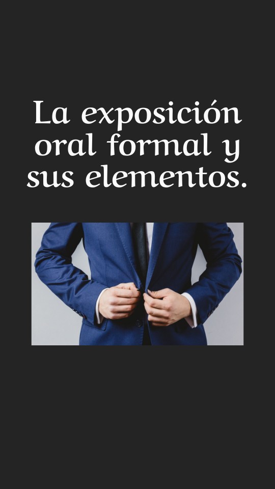 Presentación oral formal | Genially