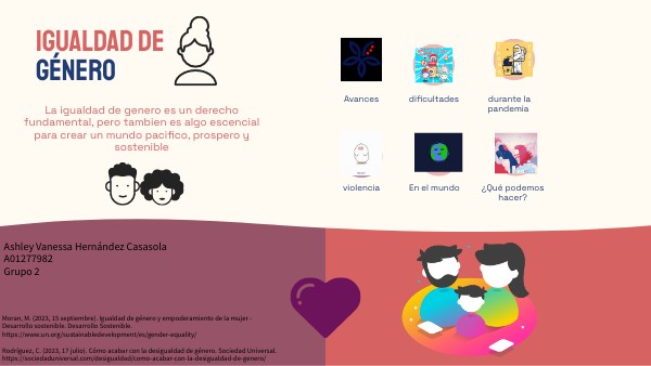 Infografía igualdad de genero | Genially